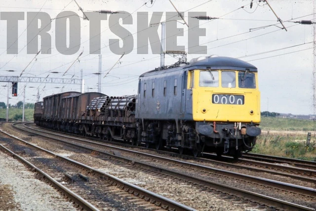 35MM SLIDE BR British Railways Electric Loco Class 84 84003 Winwick ...