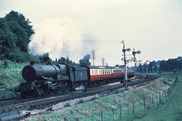 TRANSPORT RAILWAY COLOUR Rail Slide 6029 Cowley Bridge Junction 1951 £3 ...
