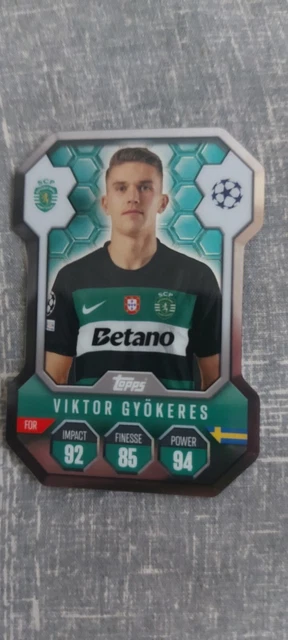 MATCH ATTAX CHAMPIONS League 2024/25 Chrome Sheild SH8 Viktor Gyokeres £5.00 - PicClick UK