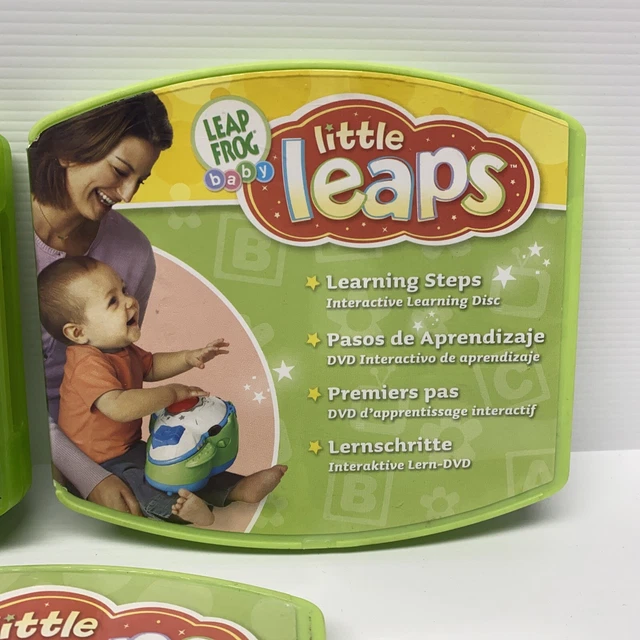 LOT OF 3 Leap Frog Baby Little Leaps Dvd Interactive Learning Dvds Rare ...