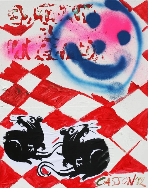 BANKSY MAÎTRE DE Casson Gemälde. James Rizzi, Hundertwasser, Andy ...