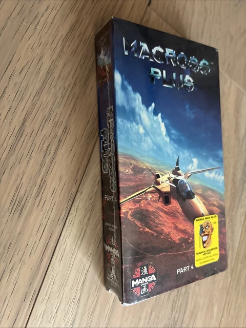 MACROSS PLUS PART 4 (VHS, 1996) English Dubbed Version - New Sealed £9. ...