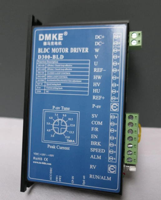 BRUSHLESS DC DRIVER, Bldc Motor Driver D300-Bldc Dmke EUR 55,00 - PicClick FR