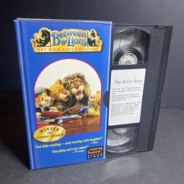 BETWEEN THE LIONS, PBS Kids Reading VHS - “Double E-EE” Sound “The Good ...