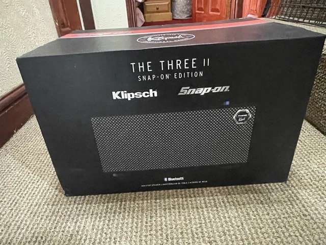KLIPSCH THE THREE ii Snap On tools Edition Bluetooth speaker £333.12 - PicClick UK