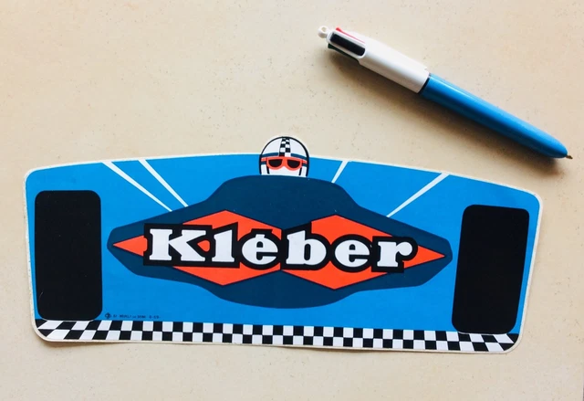 1969 BIG KLEBER Rally Racing Tire Vintage Garage Oldies 70's Sticker £ ...