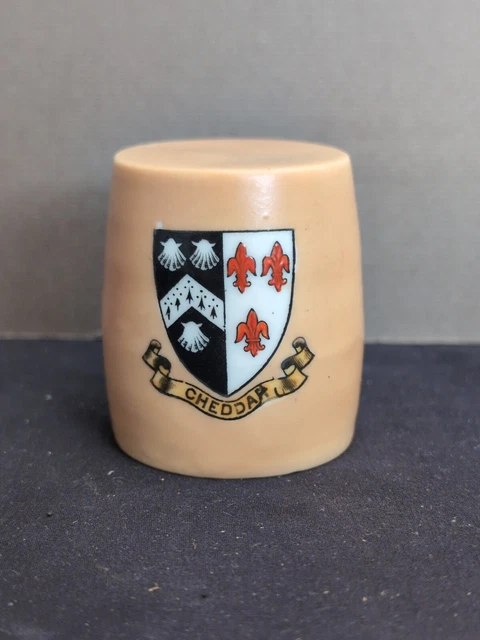 CRESTED CHINA MODEL Of A Cheddar Cheese Cheddar Crest And William Gough ...