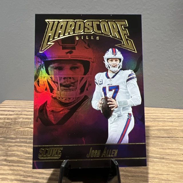 JOSH ALLEN SSP HARDSCORE 2023 Panini SCORE Football CASE HIT ULTRA-RARE ...