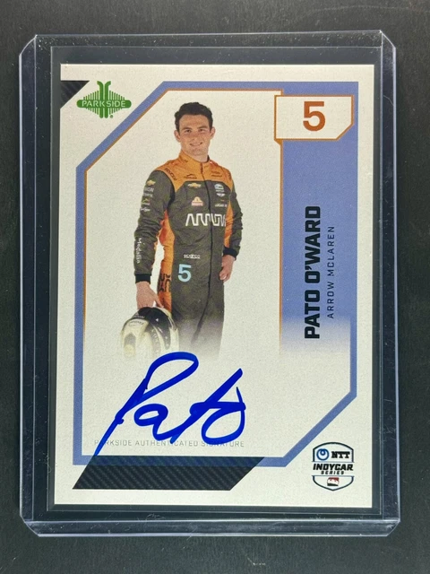 2024 PARKSIDE NTT INDYCAR Series Blue Autograph #SSPO Pato O’Ward 38/49 ...