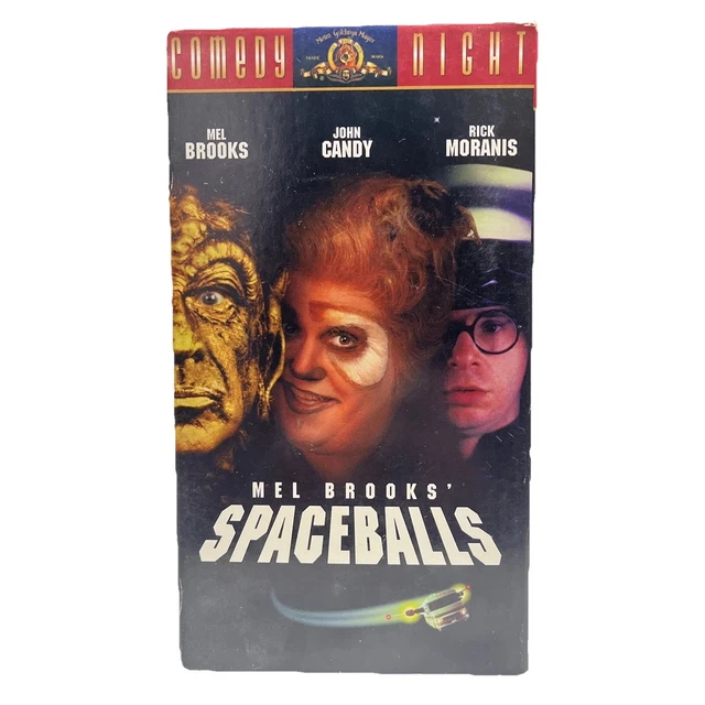 SPACE BALLS VHS Tape Tested John Candy Mel Brooks Rick Moranis Cult ...