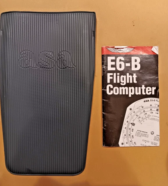 ASA E6-B METAL Flight Computer ASA-E6B with Case & Manual, Excellent ...