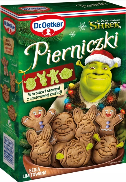3 X DR Oetker Gingerbread Shrek Christmas 260g With Pierniczki Shrek Piernik £13.99 - PicClick UK