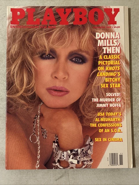 PLAYBOY MAGAZINE NOVEMBER 1989 Cover: Donna Mills Playmate: Renee Tenison £3.34 - PicClick UK