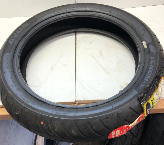 MOTORCYCLE TIRE AVON Venom AM41 120/90-18 71H Front Tubeless P/N ...