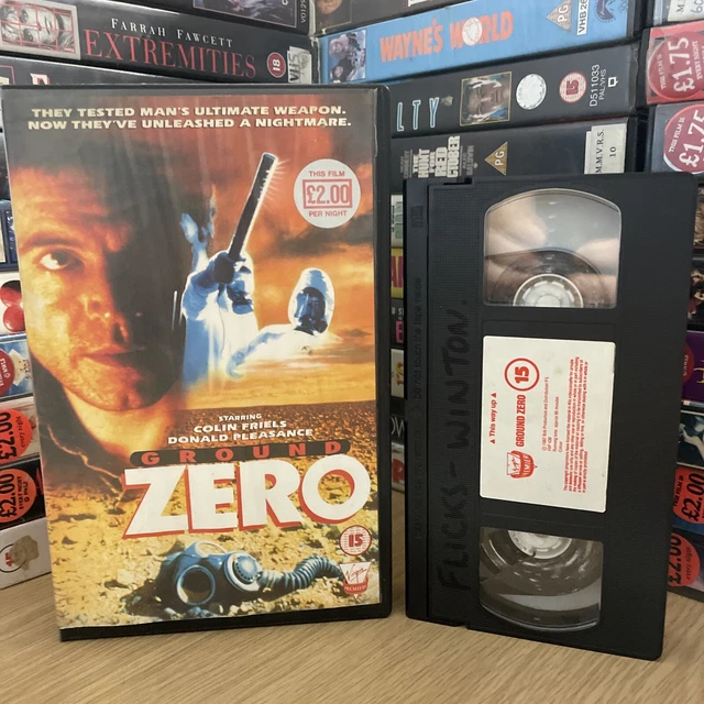 GROUND ZERO - Big Box Ex-rental VHS - Virgin Video £0.99 - PicClick UK