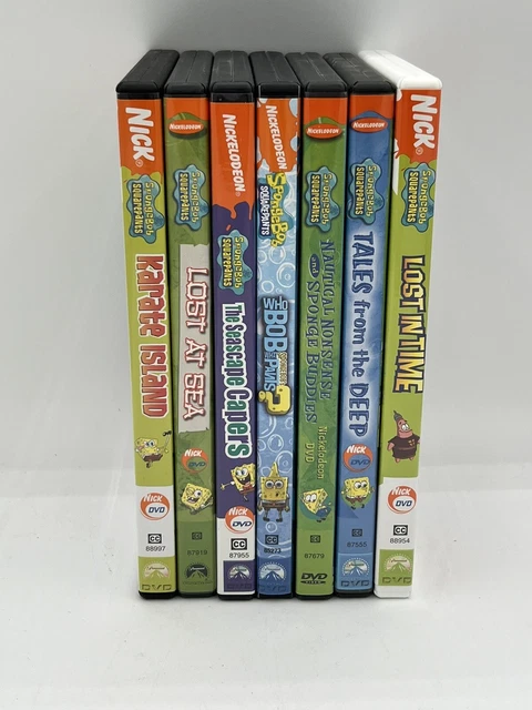 NICKELODEON SPONGEBOB SQUAREPANTS DVD Lot of 7 EUR 21,54 - PicClick DE