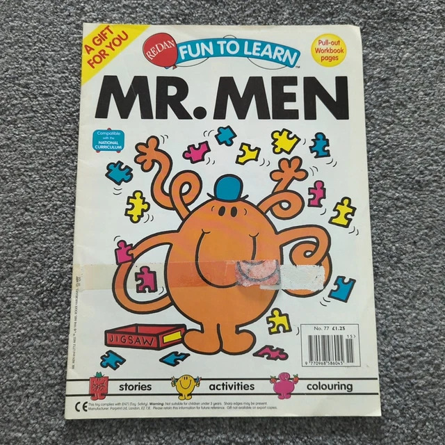 VINTAGE MR MEN Comic No 77 April 1998 £8.00 - PicClick UK