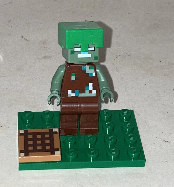 LEGO MINECRAFT DROWNED + Axolotl Minifigure 662303 Mojang Paper Baggy £ ...