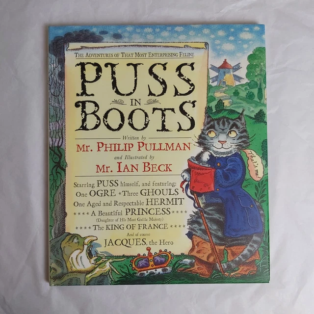 PUSS IN BOOTS Philip Pullman Ian Beck SIGNED 1ST BY Ian Beck 2000 $107. ...