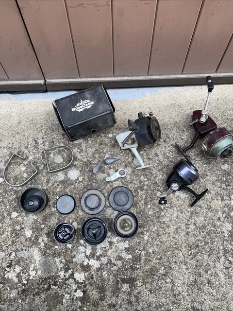 LOT DE MOULINETS pêche ancien Mitchell, Noris Skakespeare. Abu, EUR 20 ...