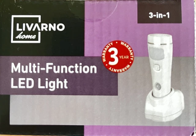 LIVARNO MULTI FUNCTION LED Motion Light 3-in-1 £11.00 - PicClick UK