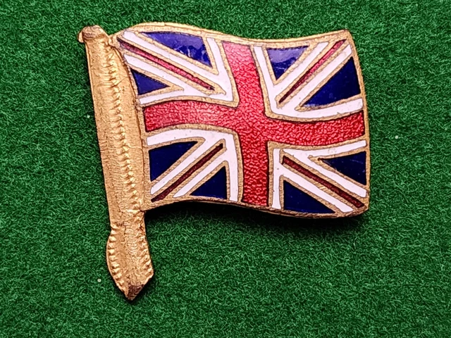 WW2 ENAMEL FLAG British Badge Adelaide Maker Spf Fund EUR 15,14 ...