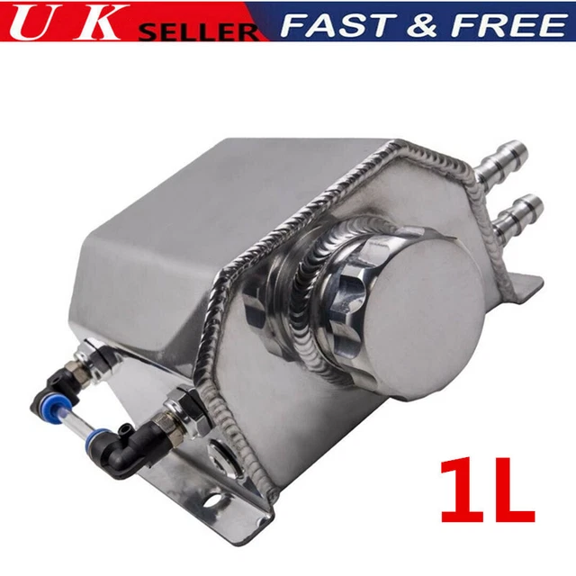 NEW UNIVERSAL COOLANT Radiator Overflow Recovery Water Tank Bottle 1L ...