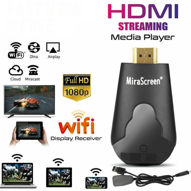 WIFI 1080P WIRELESS Display TV Dongle Adapter HDMI Receiver Airplay £10 ...