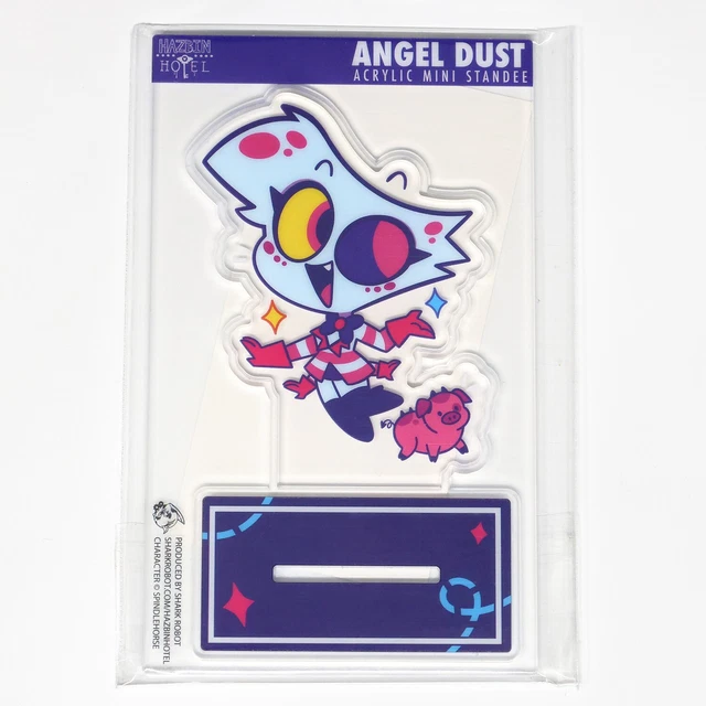 HAZBIN HOTEL ANGEL Dust Mini Acrylic Standee Stand Figure Vivziepop ...
