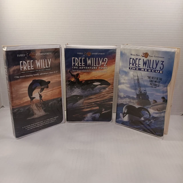 FREE WILLY TRILOGY VHS Movie Set £18.11 - PicClick UK