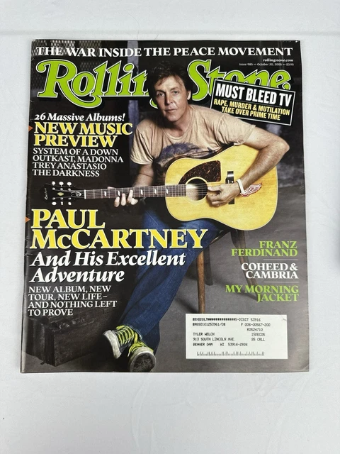 ROLLING STONE MAGAZINE October 20 2005 Paul McCartney Franz Ferdinand ROLLING STONE MAGAZINE October 20 2005 Paul McCartney Franz Ferdinand