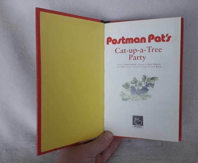 POSTMAN PAT 1990S Storybook: Postman Pat's Cat-up-a-Tree Party, John ...