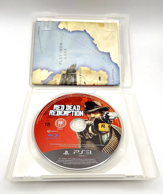 RED DEAD REDEMPTION Mappa Ps3 Sony PlayStation Testato 3 Funzionante ...