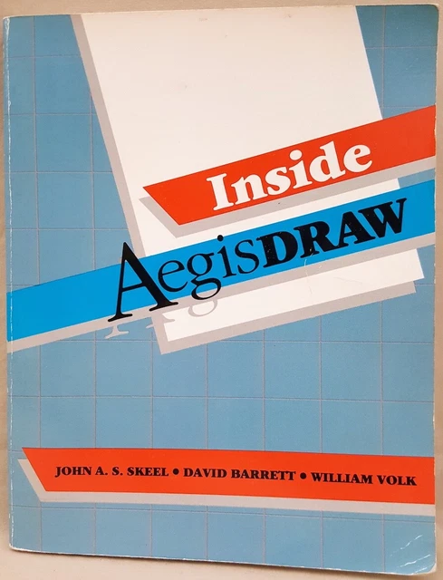 LIBRO INSIDE AEGISDRAW © 1986 CAD Commodore Amiga Aegis Draw 500 1000 ...