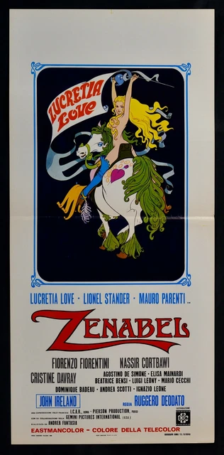 AFFICHE ZENABEL RUGGERO Deodato Lucretia Love Davray Support Léony Lion A B02 EUR 33,40 ...