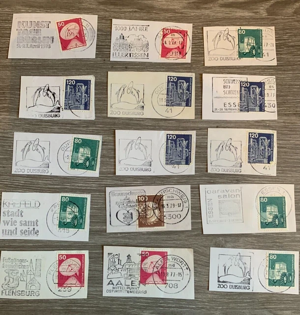 GERMANY 1975. 30 Postmarked Stamps Of Industry And Technology. X £0.99 ...