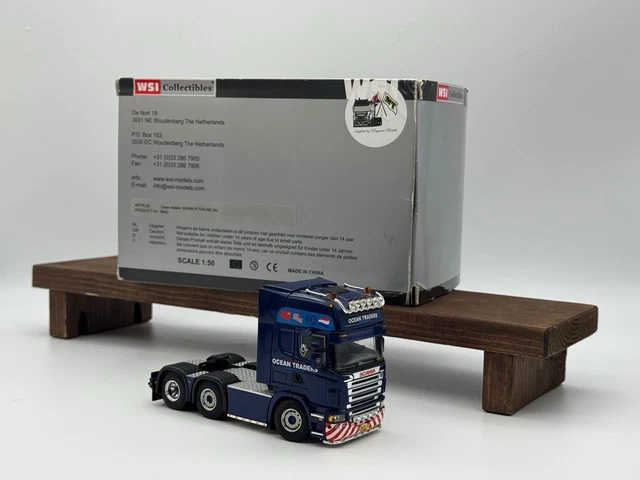 WSI MODELS | Ex-Display Ocean Traders Scania R5 Topline 6x2 1:50 Scale ...