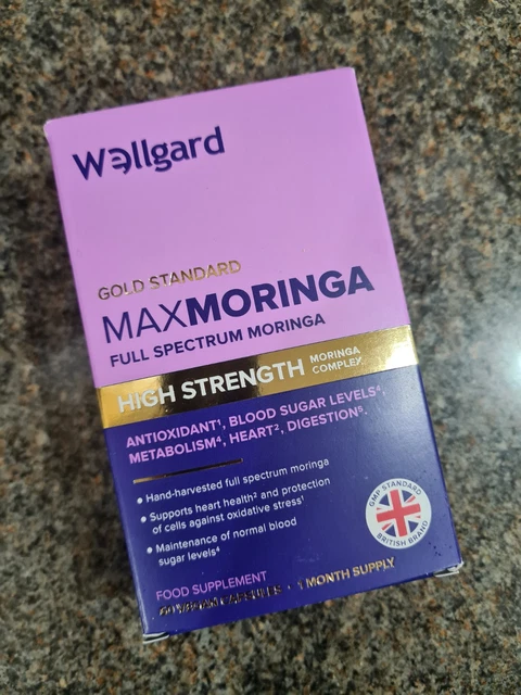 WELLGARD MAXMORINGA 60 Capsules £11.11 - PicClick UK