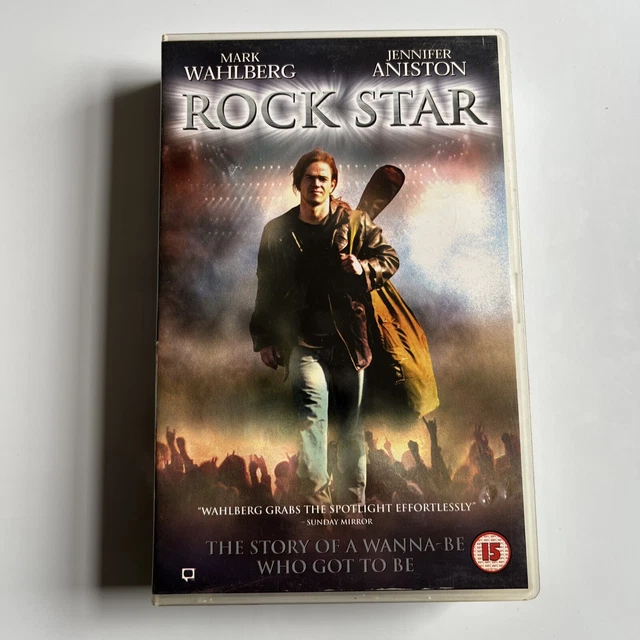 ROCK STAR - Mark Wahlberg - Jennifer Aniston - Ex Rental, Timecode VHS ...