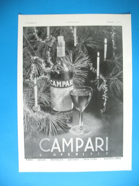 PUBLICITE DE PRESSE Campari L'aperitif ! Illustration Granger French Ad ... PUBLICITE DE PRESSE Campari L'aperitif ! Illustration Granger French Ad ...