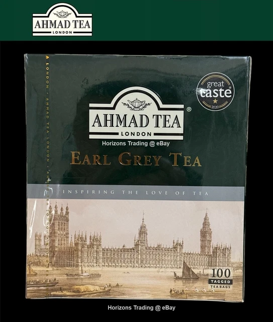 3 X AHMAD TEA LONDON Earl Grey Tea 7oz/200g 300 teabags £15.25 ...