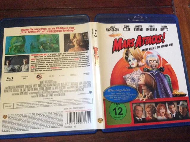 MARS ATTACKS [BLU RAY] Tim Burton EUR 8,99 - PicClick DE