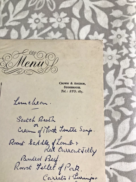 WW2 GUINNESS PUB menu card £16.15 - PicClick UK