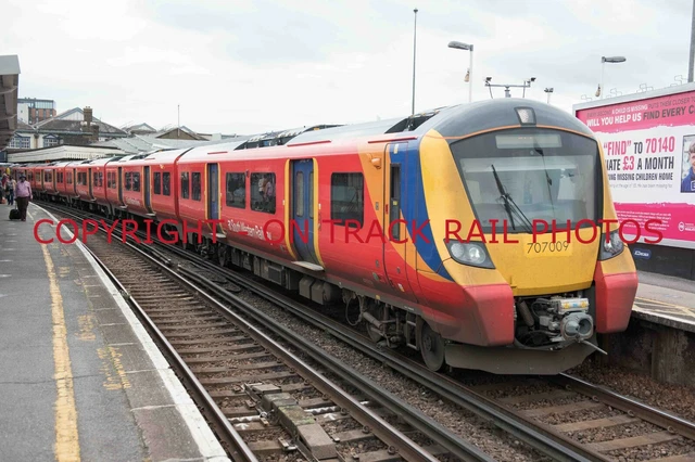 UK RAILWAY PHOTOGRAPH Of Emu Class 707 707009. Rmemu-248 £1.70 ...