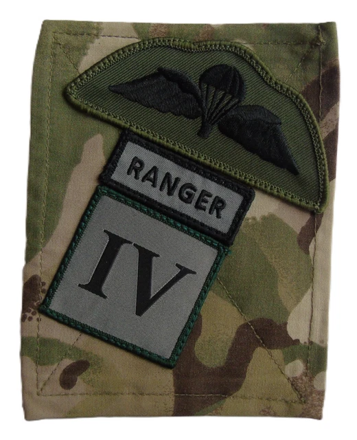BRITISH ARMY 4TH Battalion Ranger Regiment MTP/Blanking Panel & Para ...