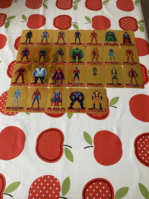 MARVEL HEROES LAMINCARDS Edibas Gold X26 £20.00 - PicClick UK