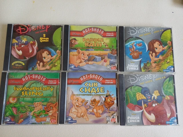 DISNEY'S HOT SHOTS Bundle. Pc Cd. Tarzan. Lion King £24.11 - PicClick UK