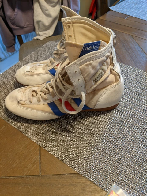 VINTAGE ADIDAS BOXING Shoes Rocky Balboa Freddie Mercury Sylvester ...