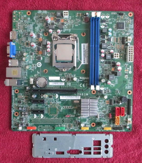 LENOVO IH81M D02278888CB14 Thinkcentre E73 Socket 1150 Motherboard with ...