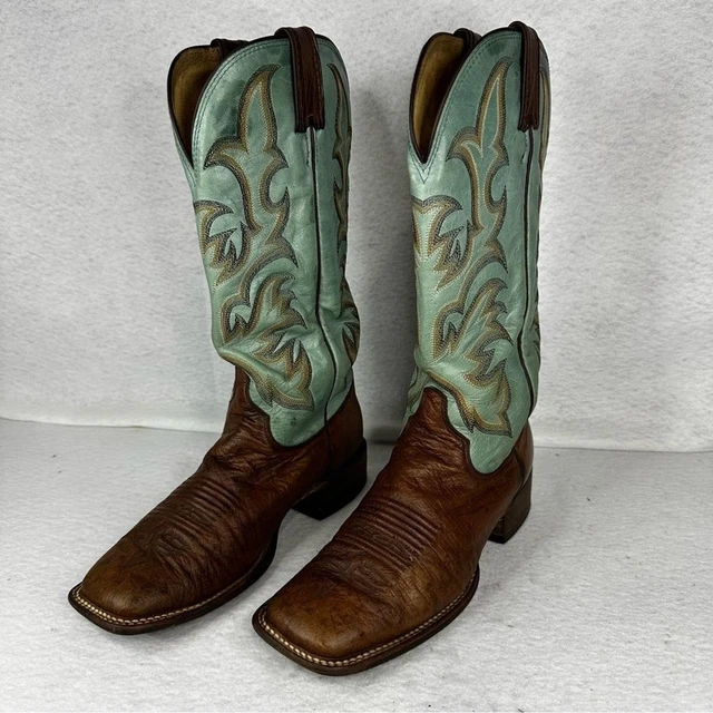 JUSTIN AQHA Remuda Western Boot with Ostrich Foot - Women 7C $48.00 ...